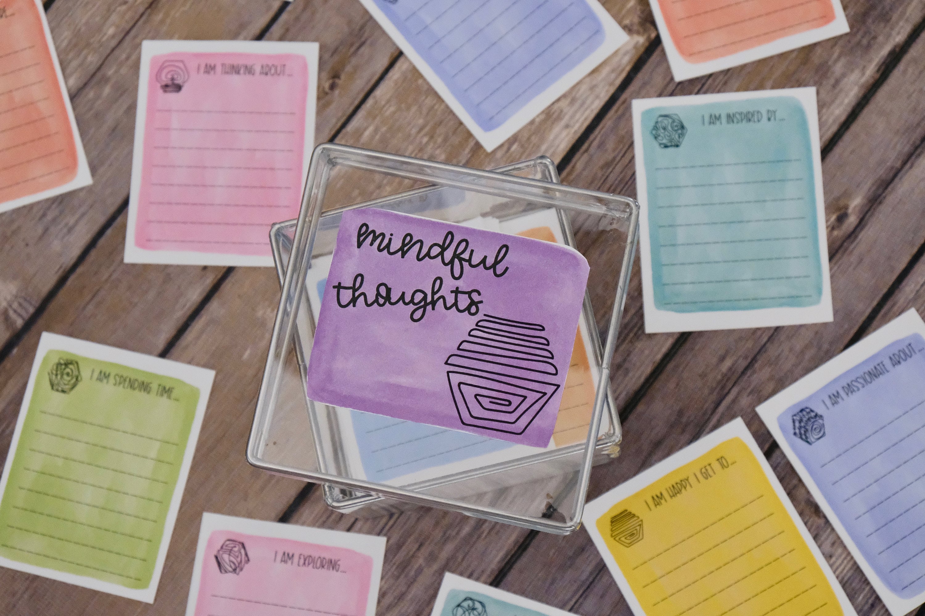 Mindfulness Life Purpose and Happiness Journaling Cards | Etsy