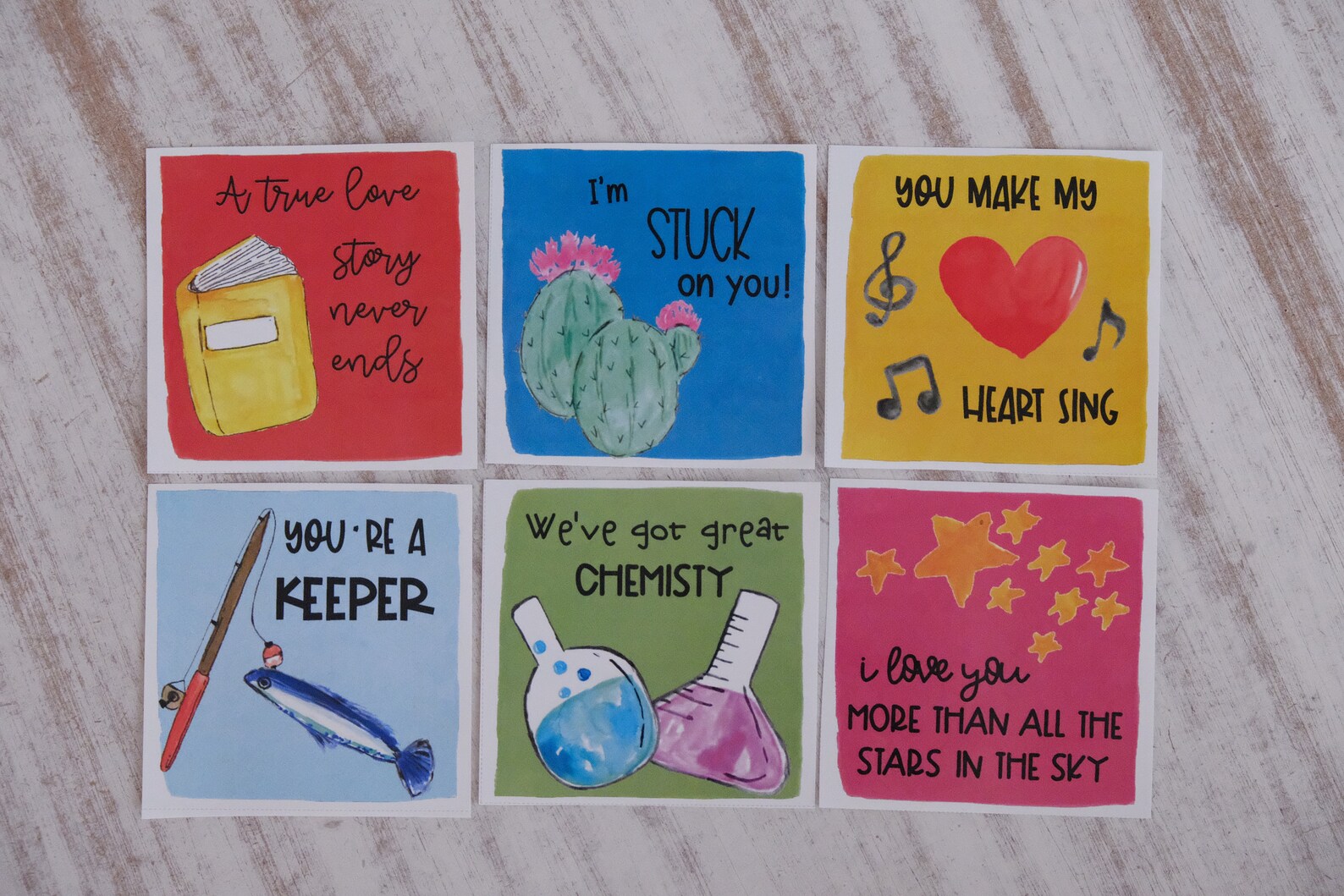 Love Notes Message Cards and Write-in Love Note Cards - Etsy