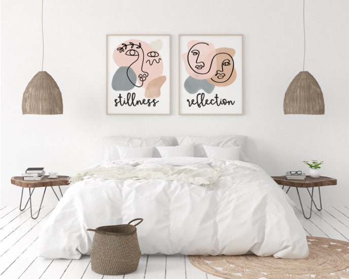 Boho Inspired Word Posters Printable Wall Art Digital | Etsy