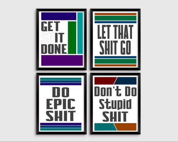 Dorm Room Posters Set 12 Printable Wall Art digital Prints | Etsy