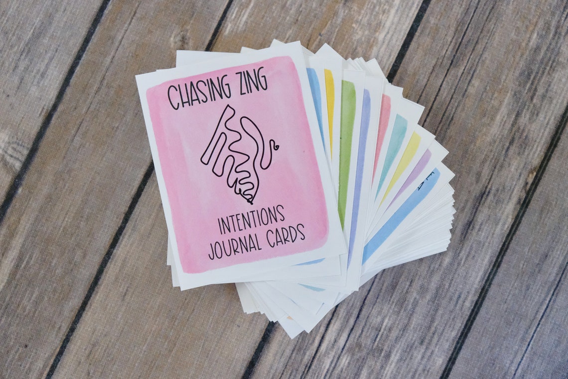 Daily Intention Printable Journal Cards | Mindfulness Journal Kit ...