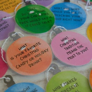 Christmas Conversation Printable Ornaments Craft Activity - Etsy