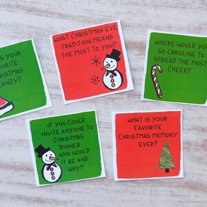 Christmas Conversation Starters - Family Dinner Conversation ...