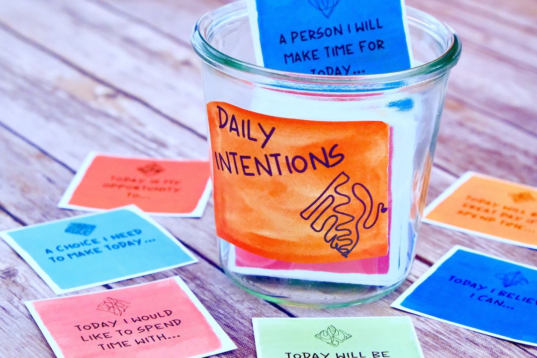 Intention and Self Discovery Reflection Cards - Inspirational Cards ...