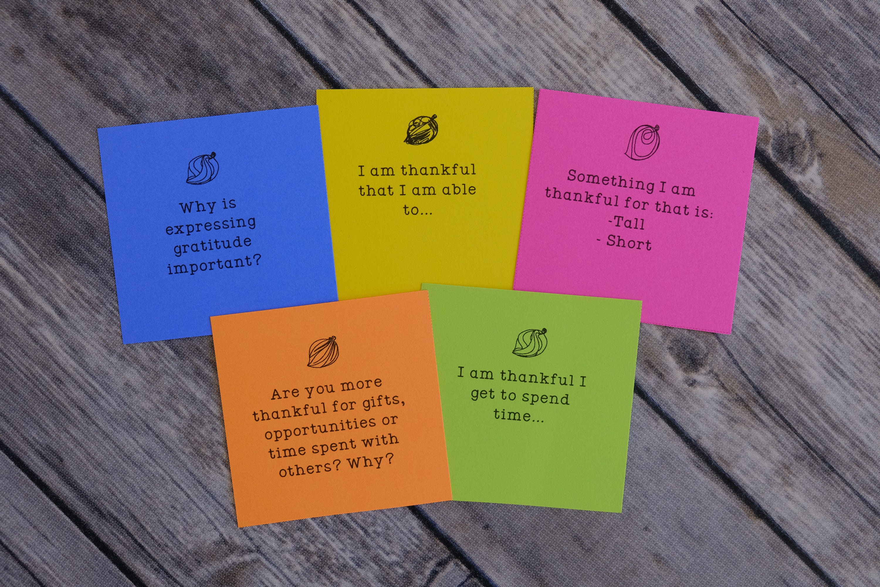 Gratitude Journal Prompts Conversation Starters Family | Etsy