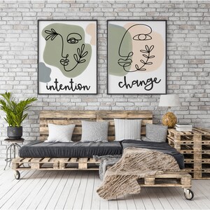 Boho Inspired Word Posters - Printable Wall Art - Digital Prints ...