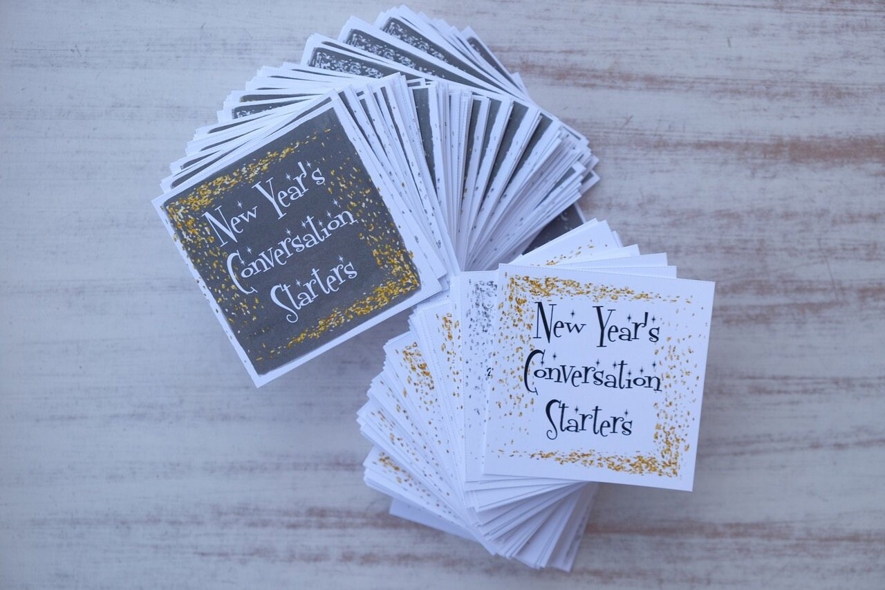 New Years Conversation Starters Game Reflection Resolutions - Etsy