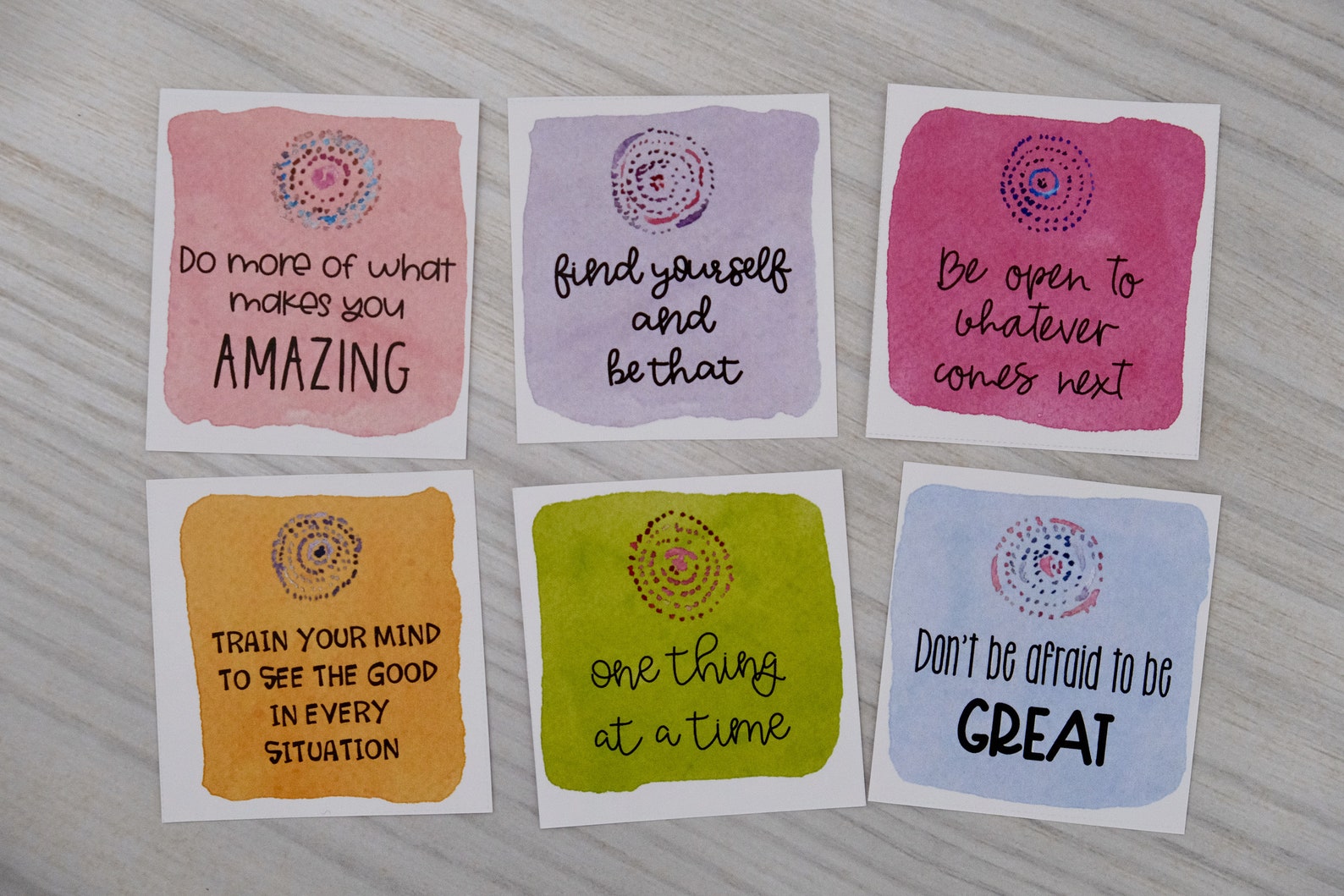 Printable Positive Message Motivational Cards Set 1 - Etsy Canada