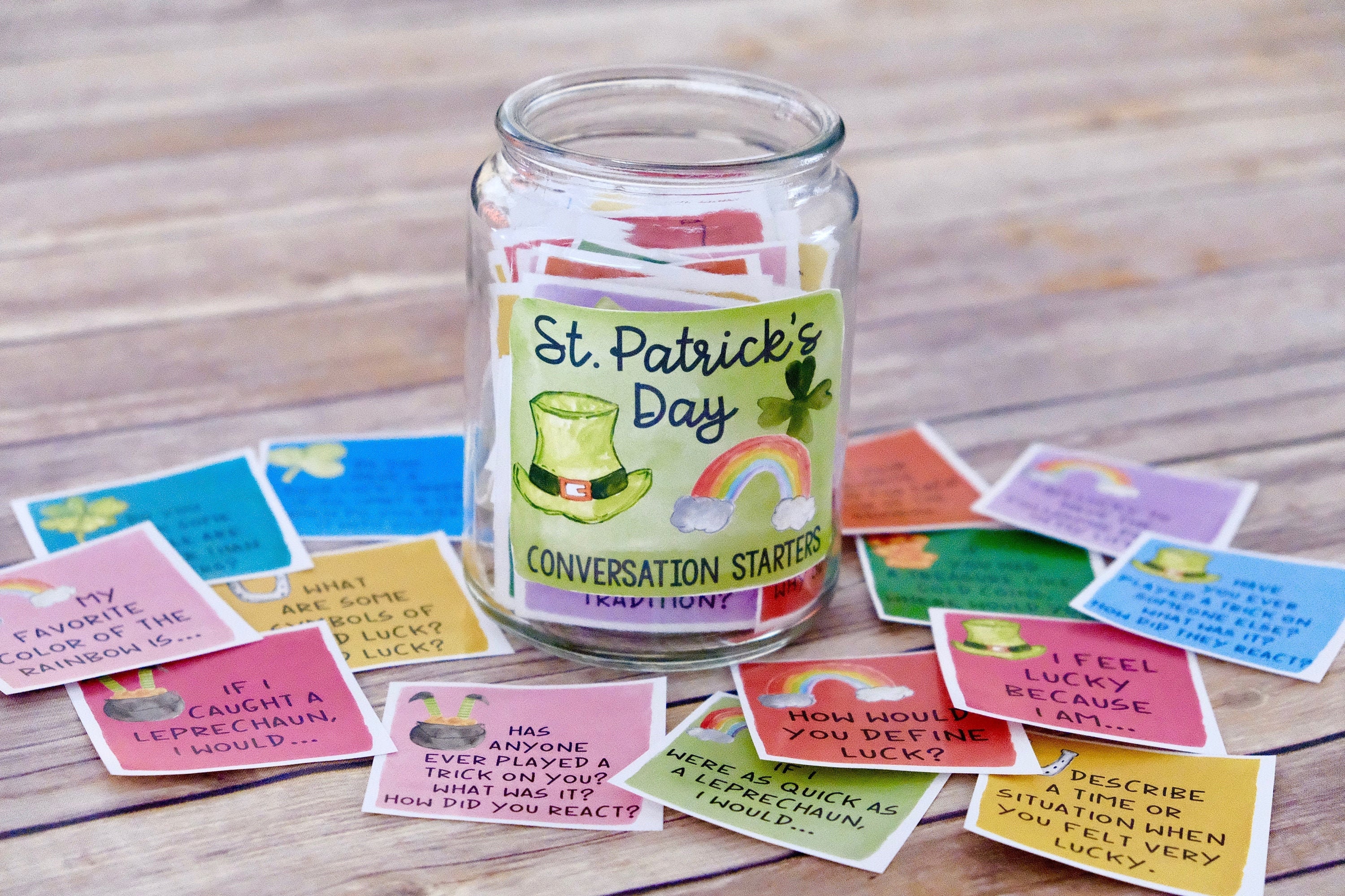 St. Patrick's Day Conversation Starters Family Dinner - Etsy