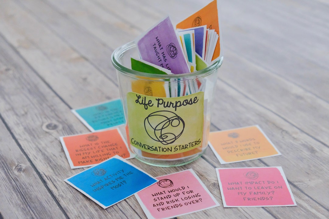 Life Purpose Reflection Cards: Self Discovery Prompts (digital Download ...