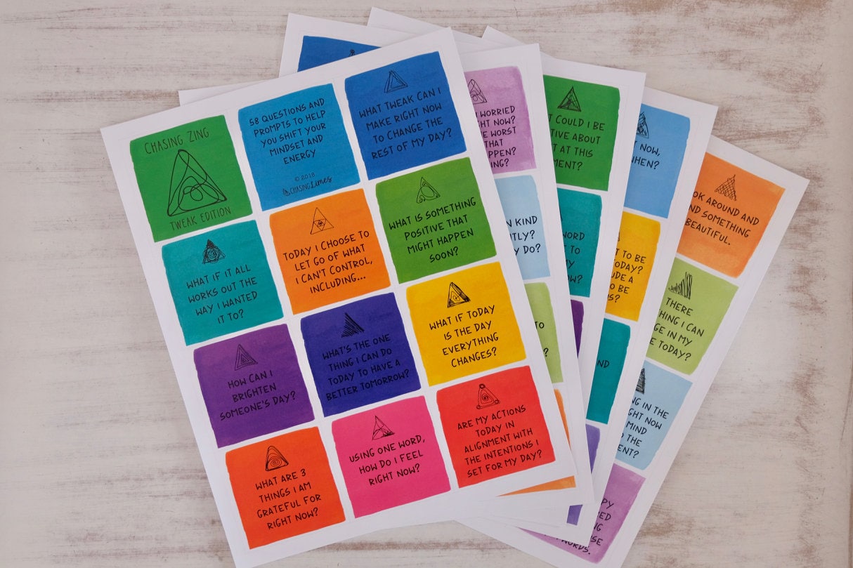 Positive Energy and Mindset Shift Motivational Cards: Practice | Etsy