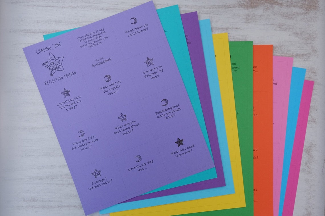 End of Day Reflection Cards Conversation Starters - Etsy