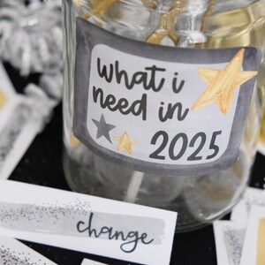 2025 Word of the Year Cards - Focus and Intention Mantras - New Year's ...