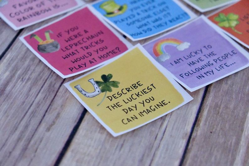 St. Patrick's Day Conversation Starters Family Dinner - Etsy