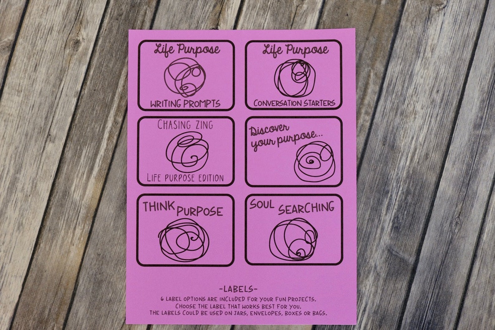Life Purpose Self Discovery Prompts Conversation Starters | Etsy