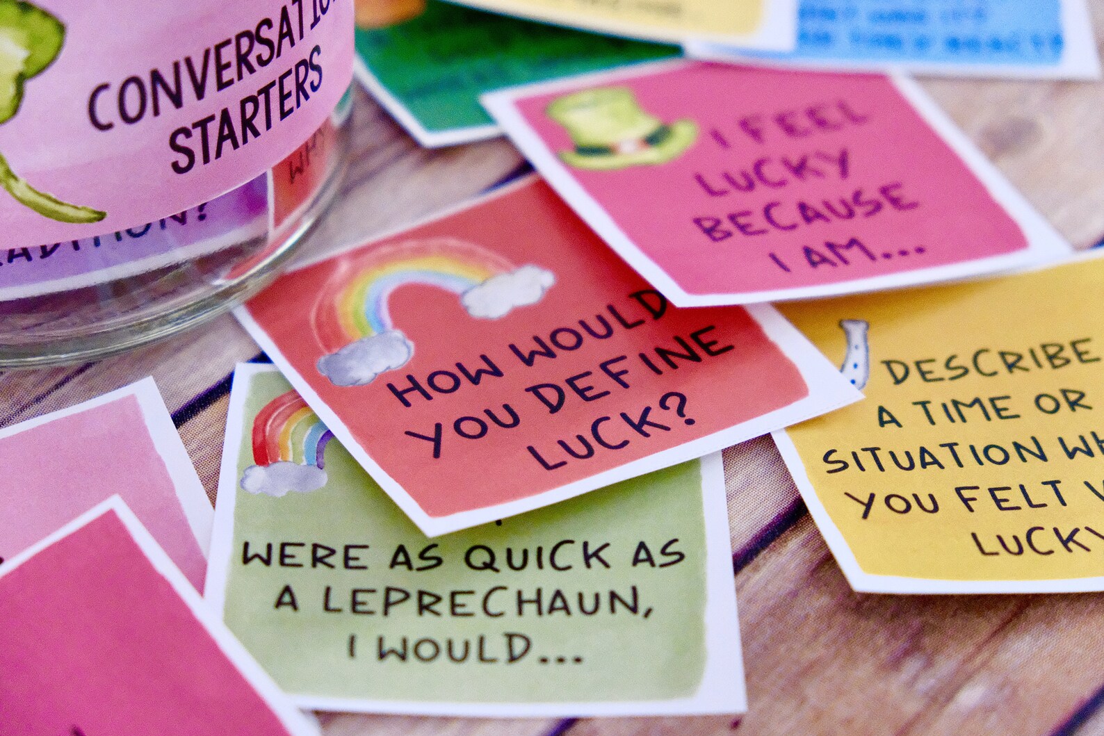 St. Patrick's Day Conversation Starters Family Dinner - Etsy