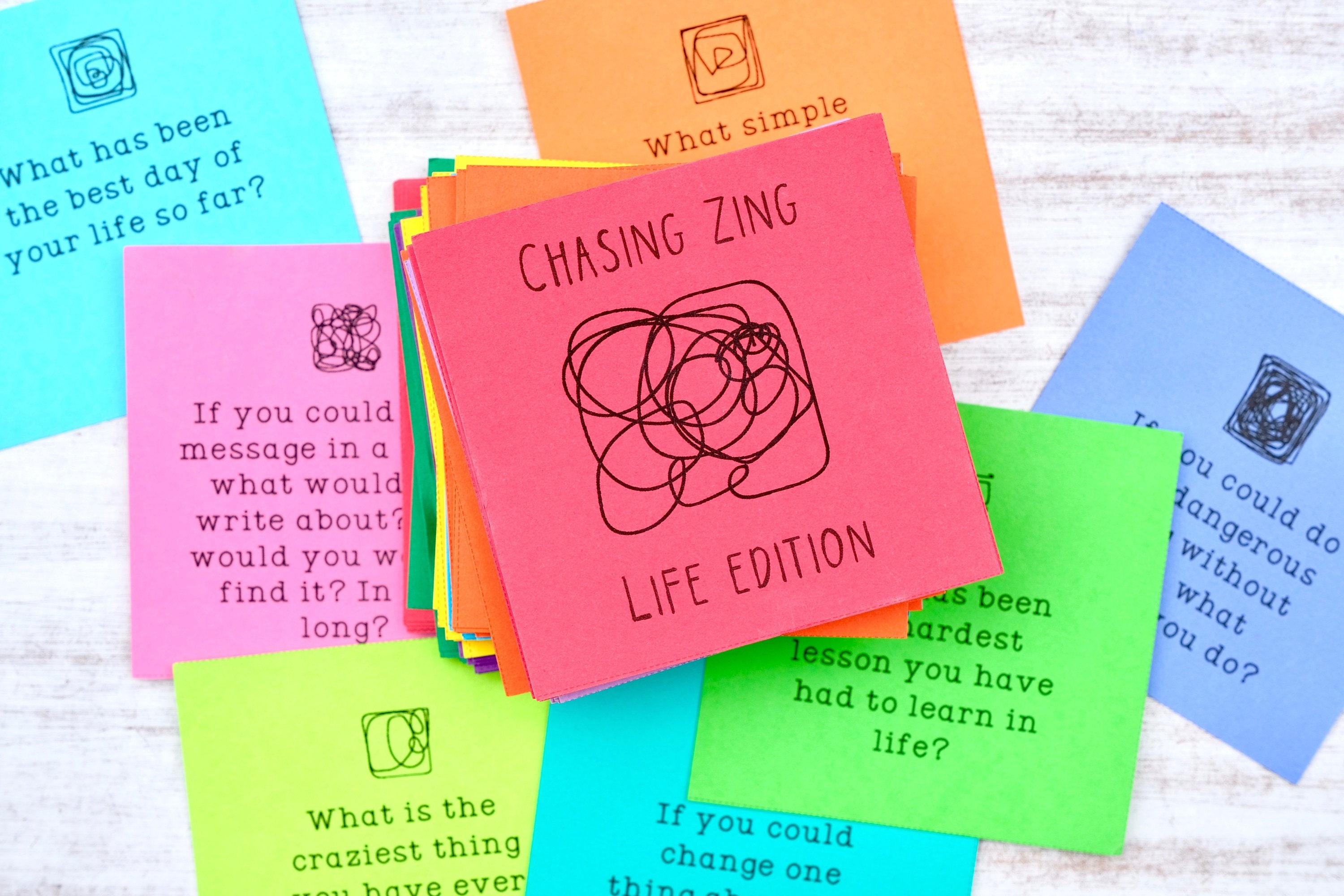 Conversation Starters All About Life Reflection Cards | Etsy