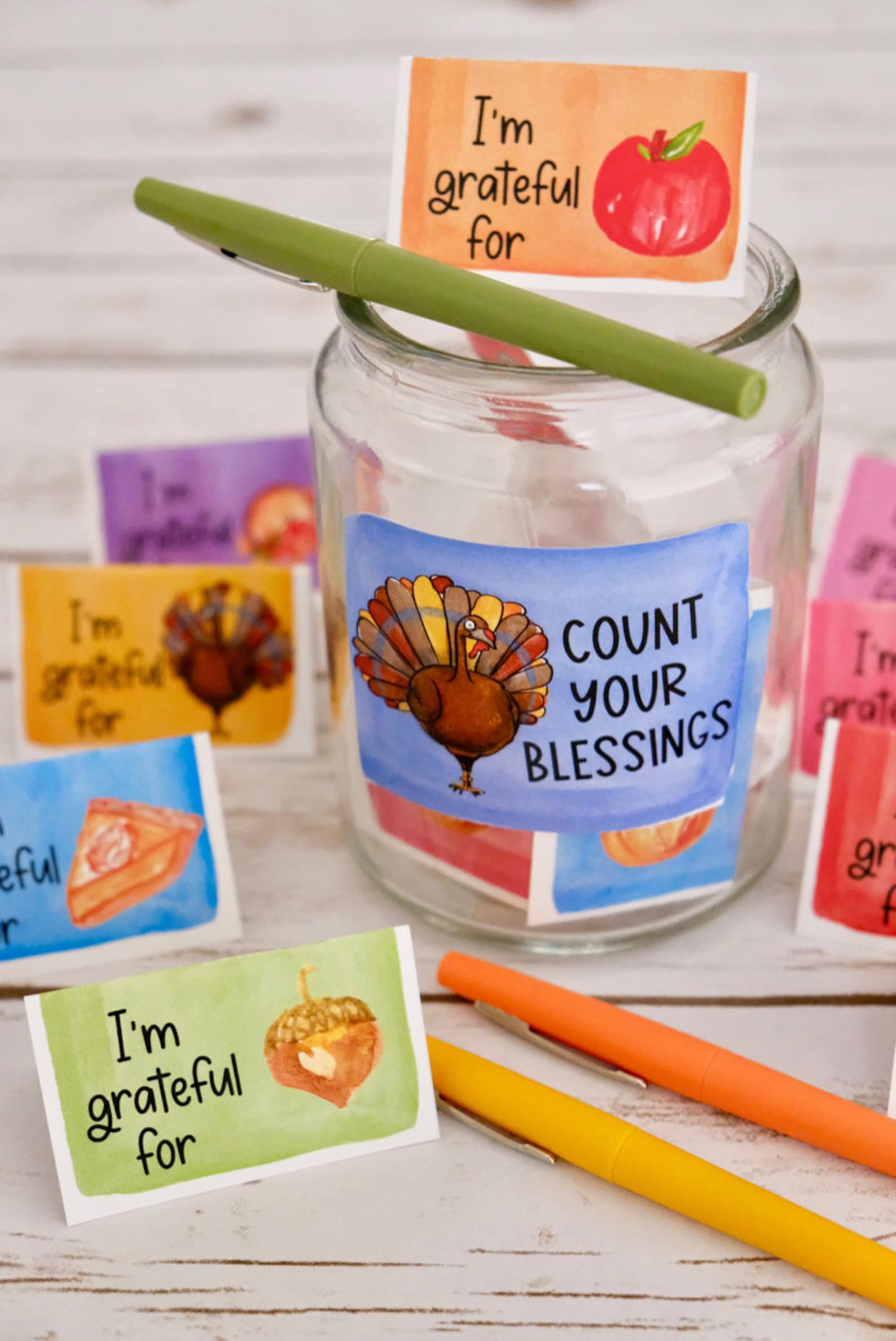 Gratitude Jar Gratitude Kit Family Activity Thanksgiving | Etsy