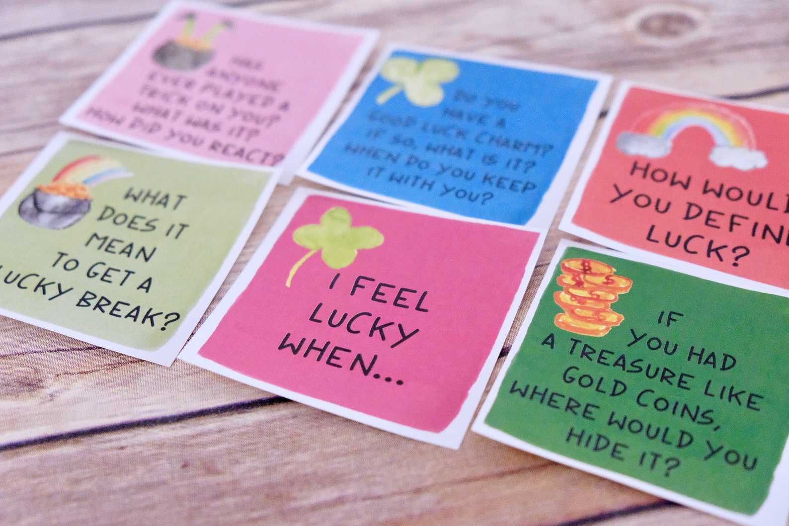 St. Patrick's Day Conversation Starters Family Dinner - Etsy