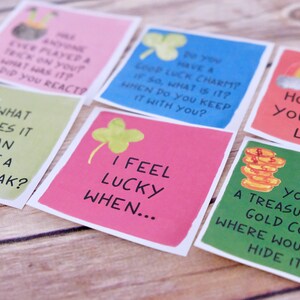 St. Patrick's Day Conversation Starters Family Dinner - Etsy