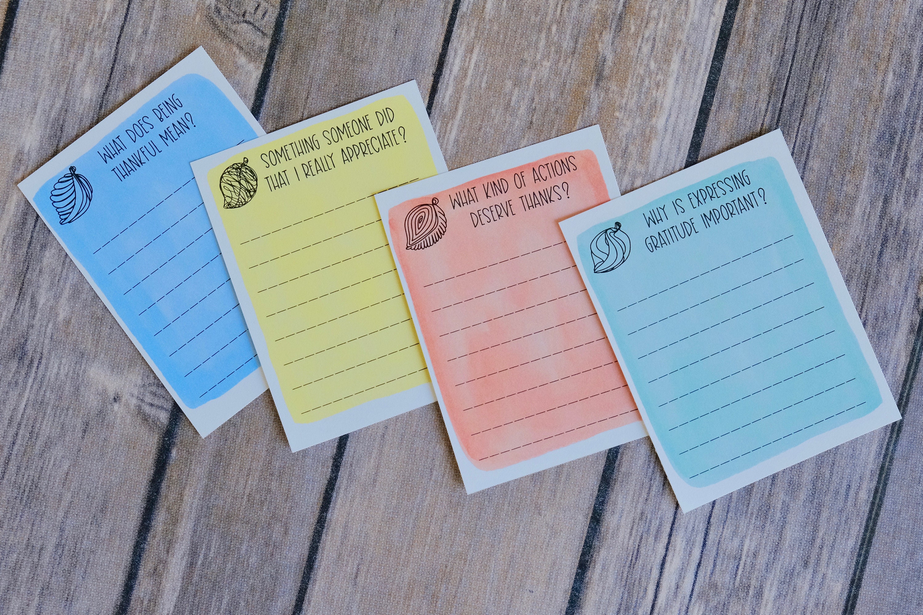 Gratitude Journal Cards Mindfulness Journal Kit | Etsy