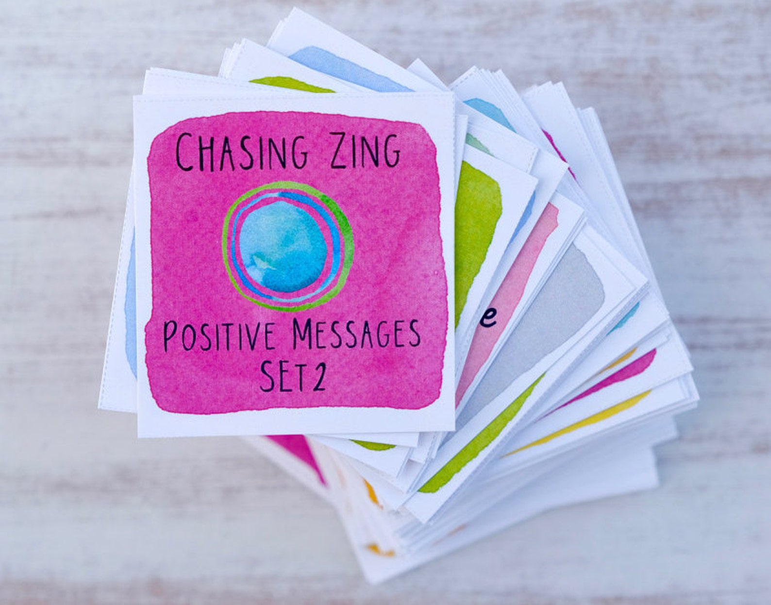 Positive Affirmation Motivational Cards Set 2 - Etsy