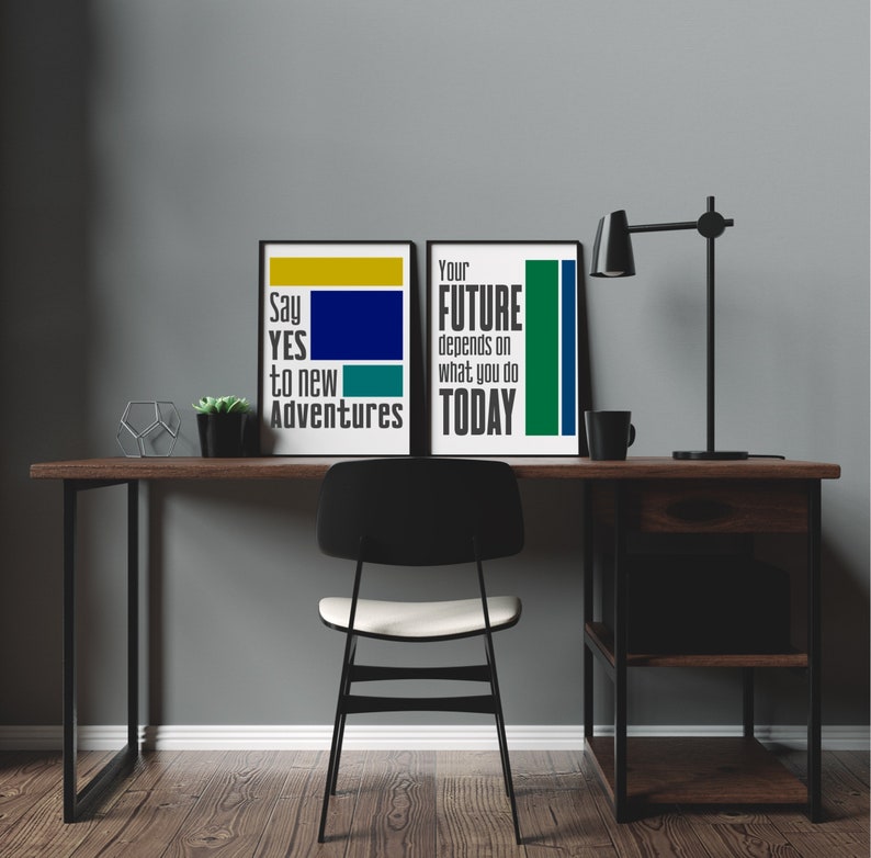 Dorm Room Inspirational Posters Set 1 printable Wall Art - Etsy