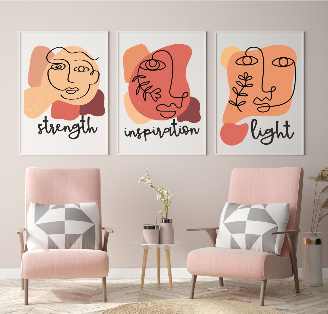 Boho Inspired Word Posters Printable Wall Art Digital - Etsy Hong Kong