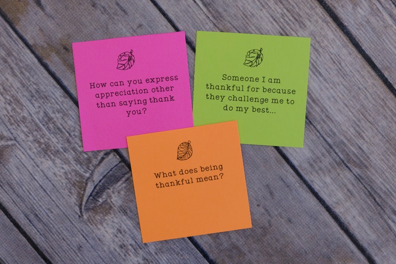 Gratitude Journal Prompts Conversation Starters Family - Etsy