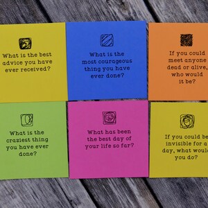 Conversation Starters - All About Life - Reflection Cards ...