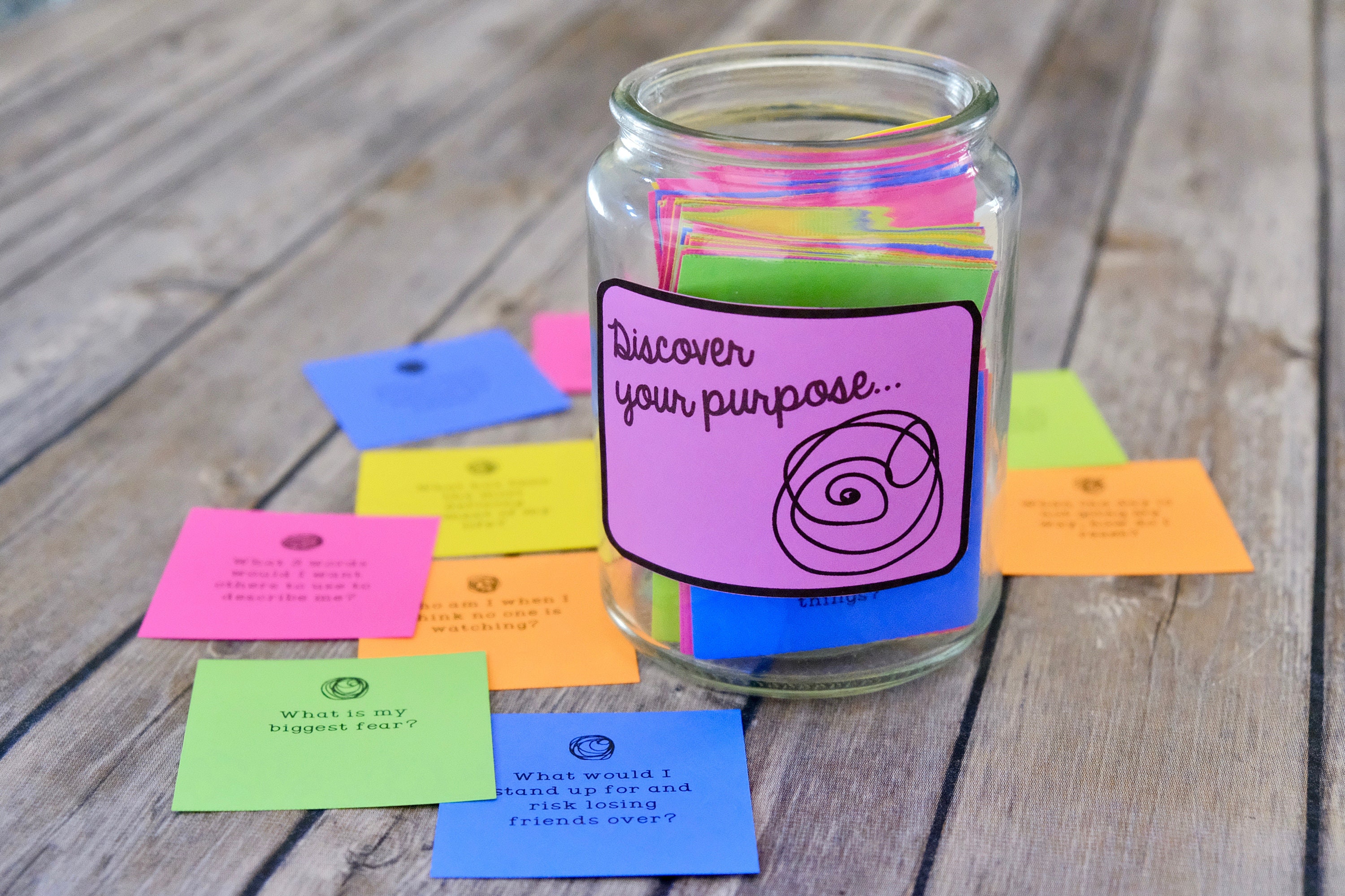 Life Purpose Self Discovery Prompts Conversation Starters | Etsy