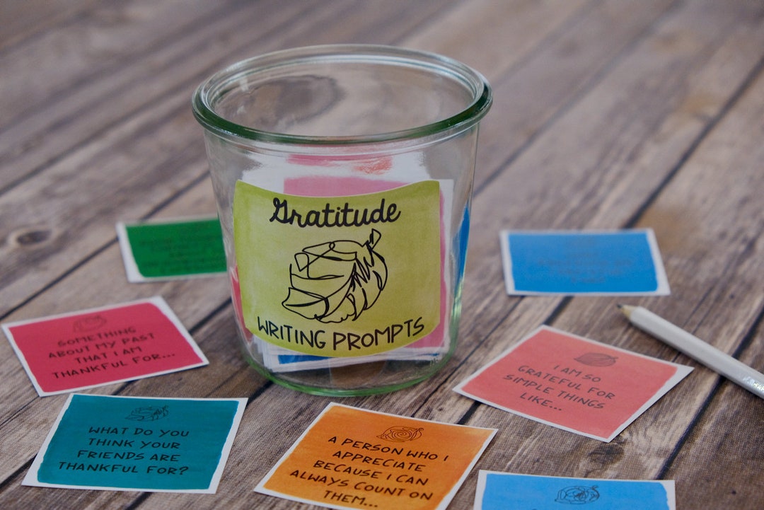 Gratitude Journal Prompts: Family Conversation Cards (COLOR VERSION ...