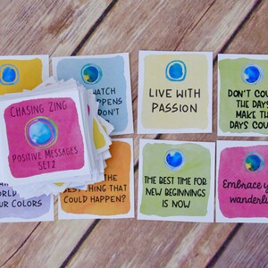 Positive Affirmation Encouragement Cards - Self Care Box - Get Well ...