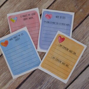 Self Love Printable Journal Cards Self Care and Self Help Inspirational ...