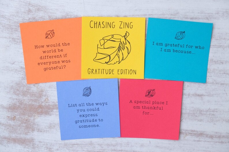 Gratitude Journal Prompts Conversation Starters Family - Etsy