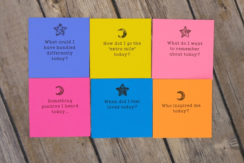 End of Day Reflection Cards: Conversation & Journal Prompts (digital ...
