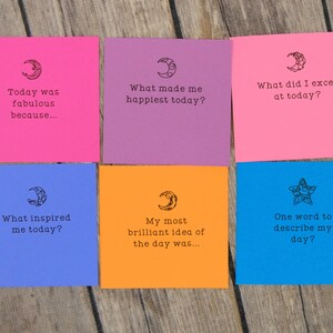 End of Day Reflection Cards - Conversation Starters - Inspirational ...