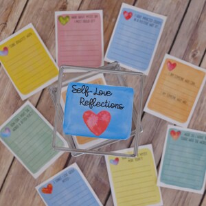 Self Love Printable Journal Cards Self Care and Self Help Inspirational ...
