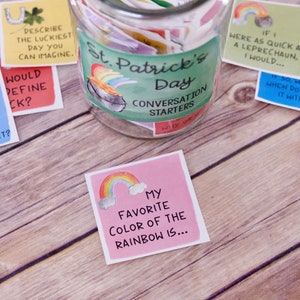 St. Patrick's Day Conversation Starters, Family Dinner Conversation ...