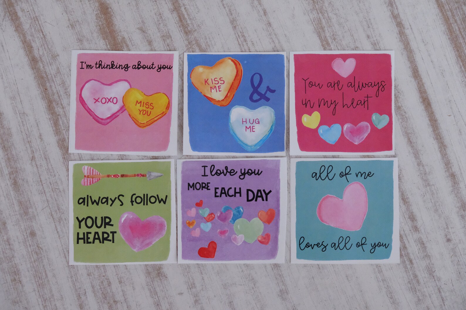 Love Notes Message Cards and Write-in Love Note Cards - Etsy