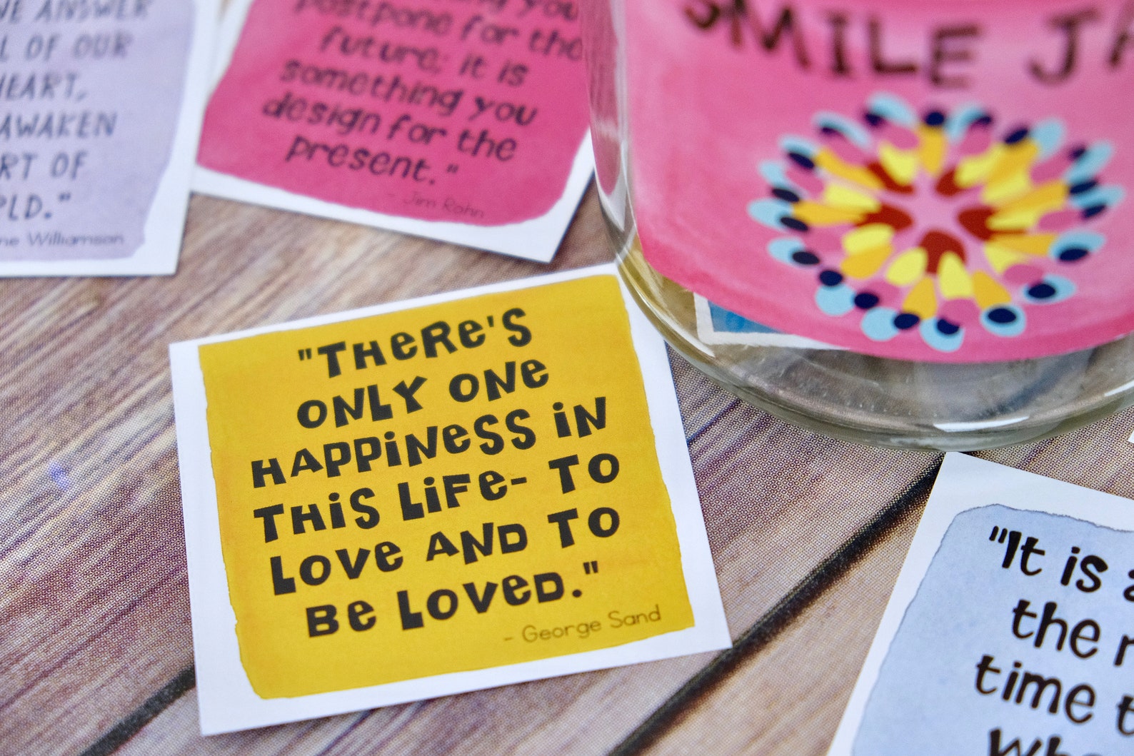 Inspirational Quote Cards Set 2 Positive Messages | Etsy