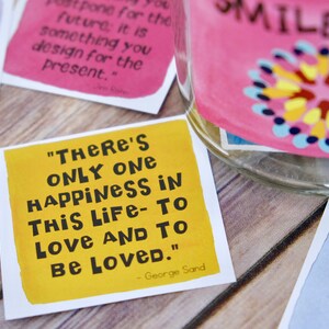 Inspirational Quote Cards Set 2 - Positive Messages - Reflection Cards ...
