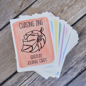 Gratitude Journal Cards Mindfulness Journal Kit Inspirational Writing ...