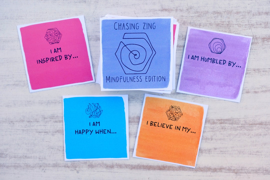 Mindfulness Cards - Mindfulness Reflection Cards - Inspirational Cards ...