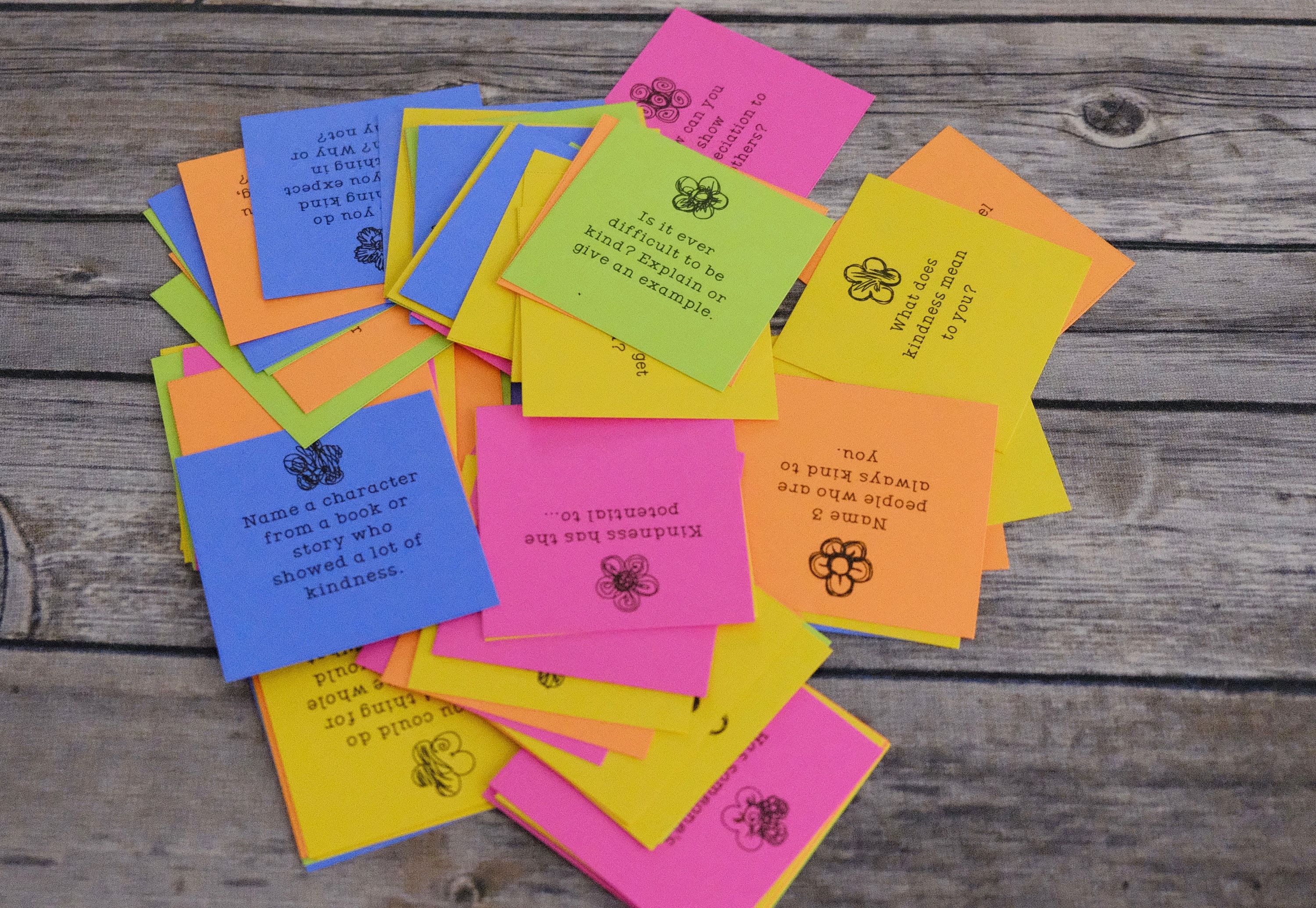 Kindness Conversation Starters for Reflecting and Discussing Kindness ...