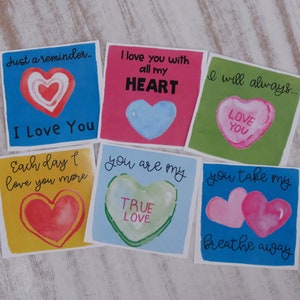 Love Notes, Message Cards and Write-in Love Note Cards - Printable Gift ...