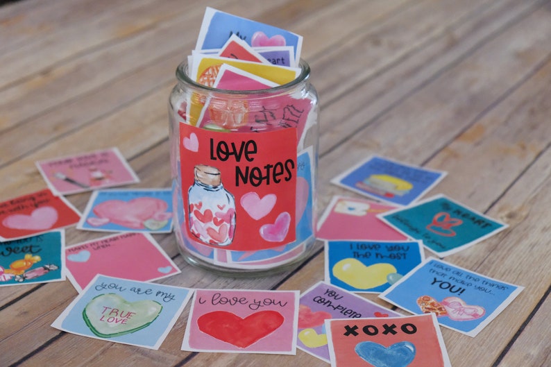 Love Notes Message Cards and Write-in Love Note Cards - Etsy