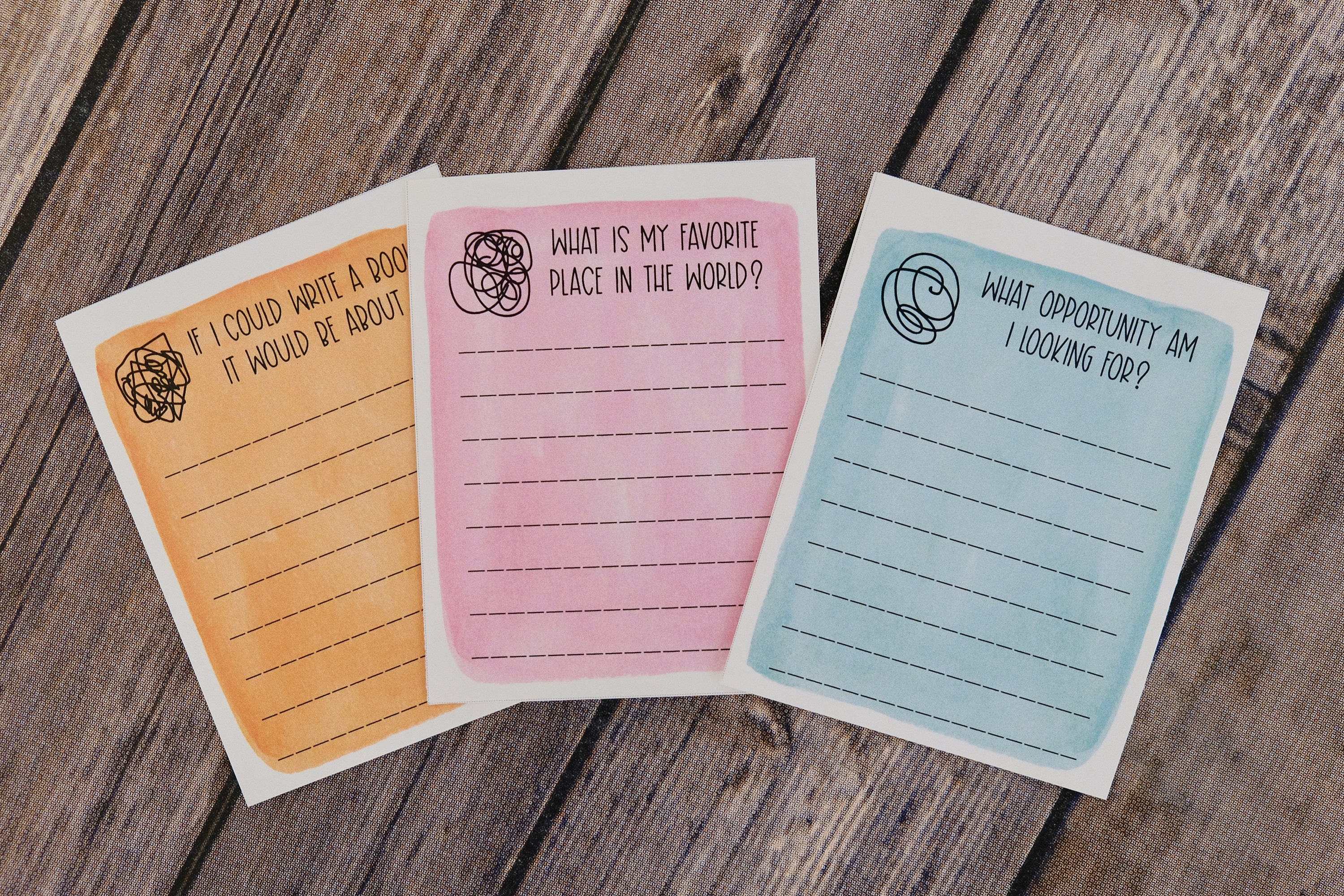 Life Purpose Printable Journal Cards | Mindfulness Journal Kit ...