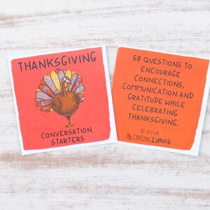 Thanksgiving Conversation Starters | Family Dinner | Inspirational ...