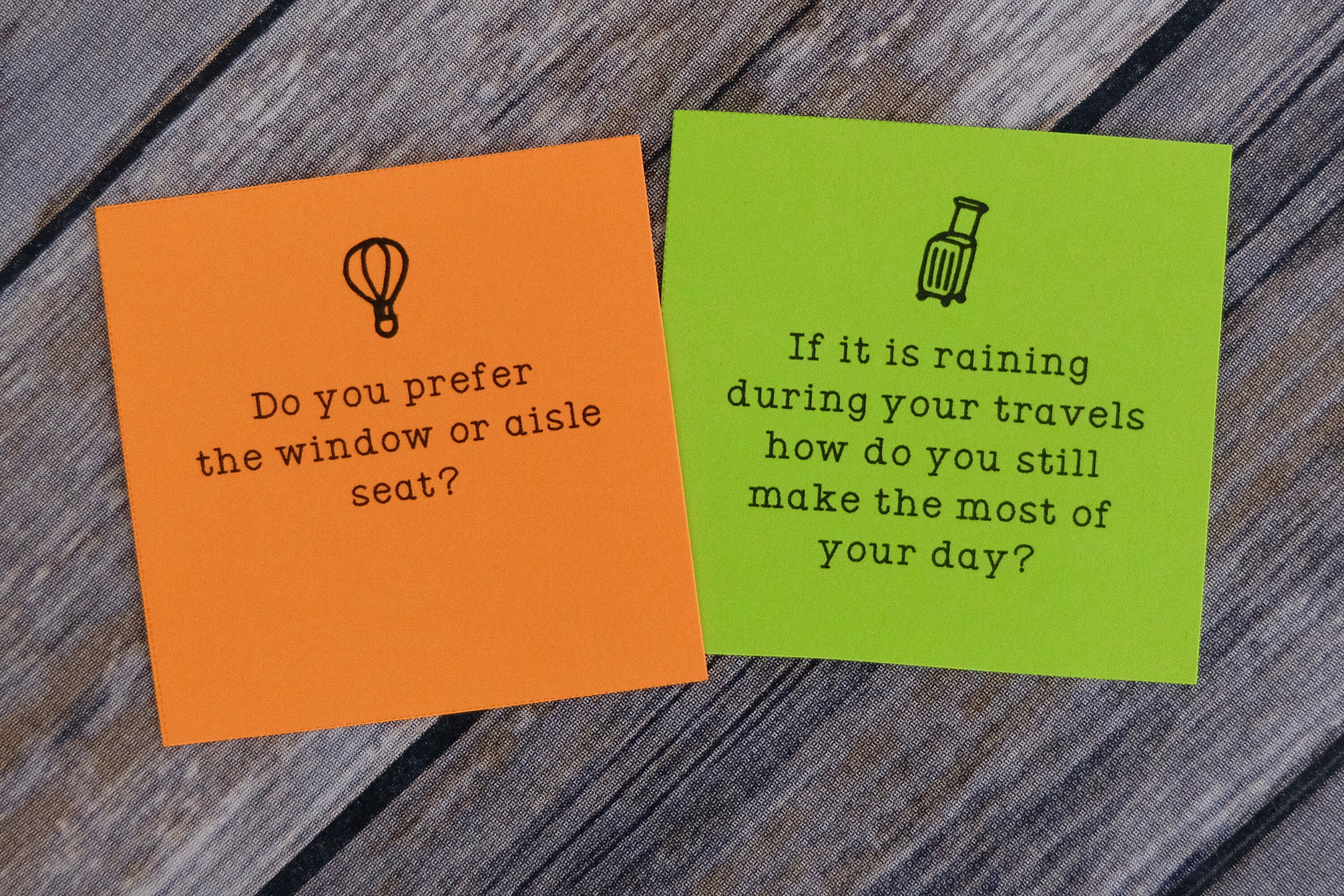 Travel Conversation Starters Party Games Family Discussion | Etsy